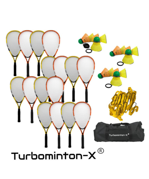 Shawl Sports | TURBOMINTON 16 RACQUET KIT